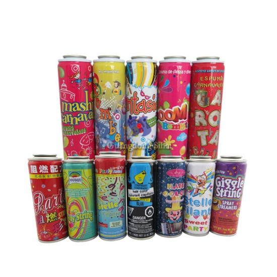 Celebration Aerosol Cans,Snow Spray Tin Can,Empty Snow String Can